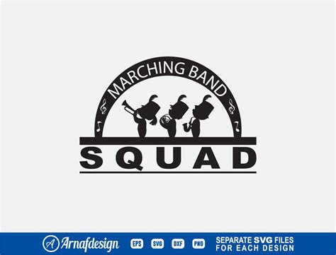 Marching Band Svg Band Svg Marching Svg Music Svg Clipart Cut
