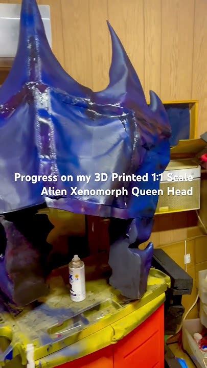 Progress On My 11 Scale 3d Printed Aliens Xenomorph Queen Head