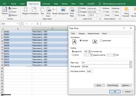 ms excel page setup madalincristian ro