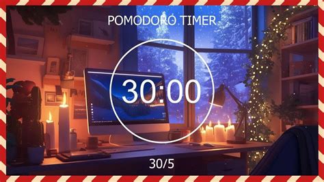 Achieve Your Goals 🏆 305 Pomodoro Timer 📚 Christmas Lofi Beats Deep