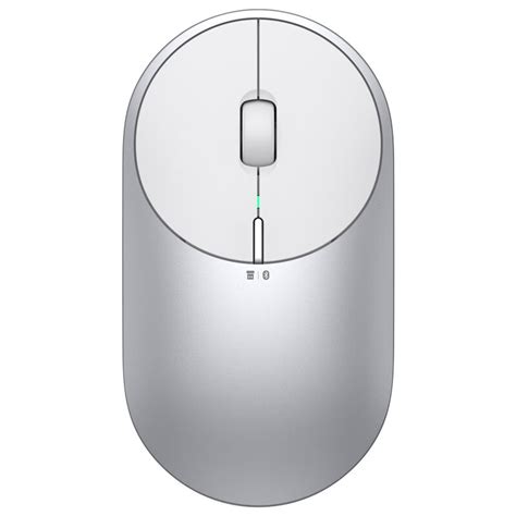 小米便携鼠标2 银色 4档dpi调节 金属质感 双模连接 轻薄圆润 笔记本办公 无线鼠标