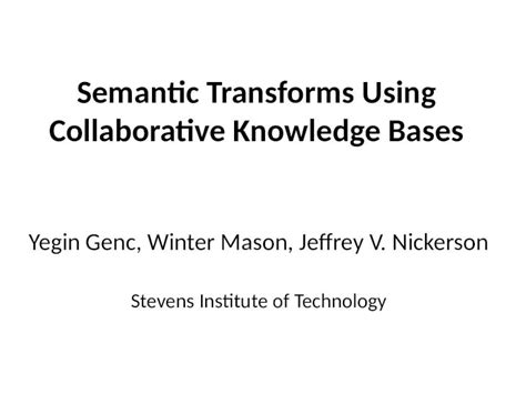 Pptx Semantic Transforms Using Collaborative Knowledge Bases Dokumentips