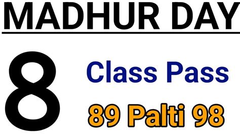 Madhur Day Matka Today Trick Madhur Day Satta Matka Today
