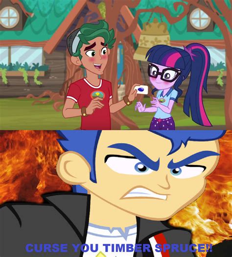 Flash Sentry Hates Timber Spruce By Brandonale On Deviantart