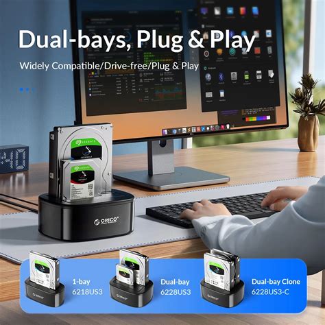 Orico Clone Hdd Docking Station Us C Shopee Malaysia