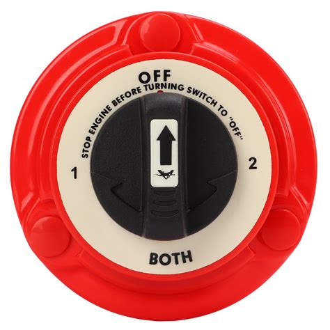 Dc6‑32v Dual Battery Selector Switch 300a 4 Position Power Cut Off On For Marine Boat Rv
