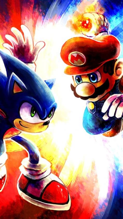 Sonic Vs Mario Wallpapers Wallpaper Cave