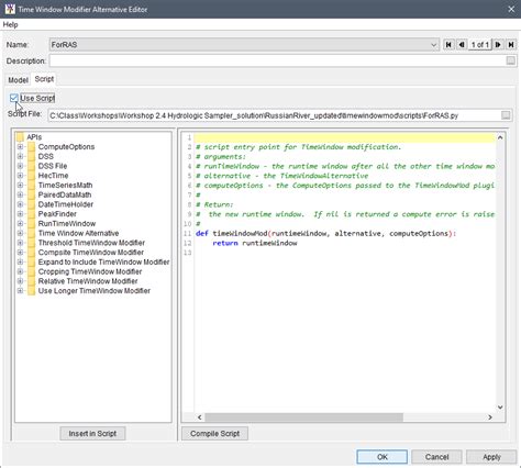 Creating A Time Window Modifier Alternative