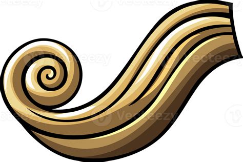 Cartoon Decorative Curl 38453366 Png