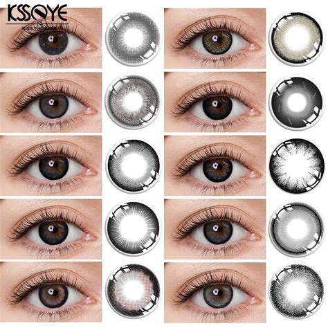 Ksseye Cosmetic Contacts Wholesale Color Contact Lens Cheap 3 Tone Soft
