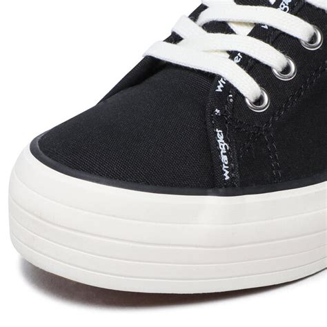 Πάνινα παπούτσια Wrangler Java Wl21520a Black 062 Epapoutsia Gr