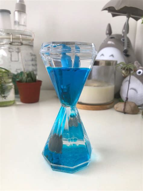 Totoro Hourglass Liquid Motion Drop Timer Furniture And Home Living Home Decor Other Home Decor