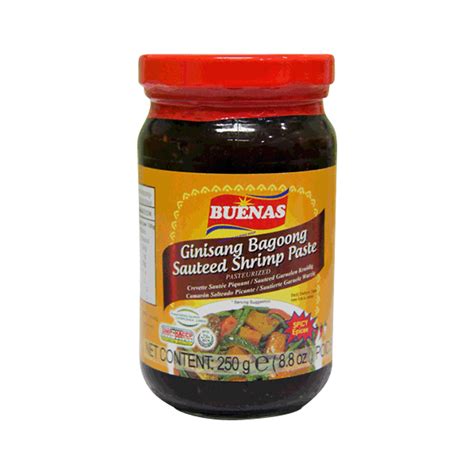 Buenas Sauteed Shrimp Paste Spicy 340g Georgias Filipino Shop