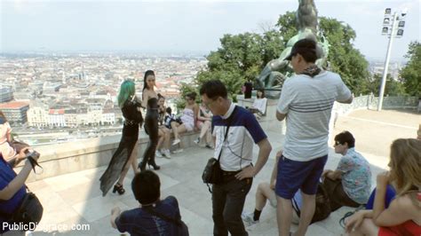 Damaris Is Left All Day Tied To A Trashcan In Front Of Hundreds Of Shoppers The Porn Pictures