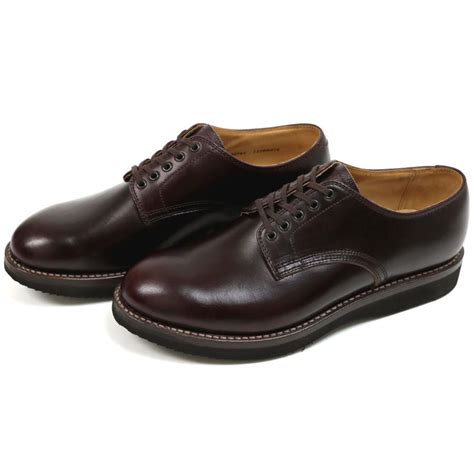ウィールローブ フォールデッド・プレーントゥ クロムエクセル バーガンディ （wheel Robe 15076u Burgundy