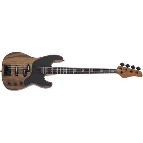 Bass Shop Sale On Now Schecter Model T 4 Exotic Black Limba