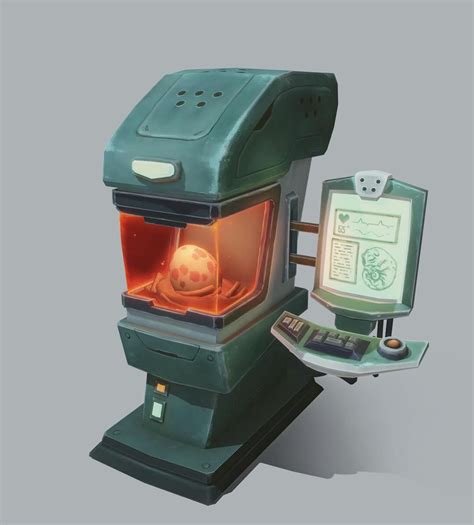 Stylized Retro Incubator Rblender