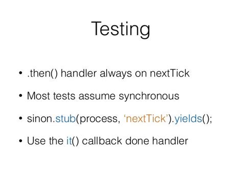 practical javascript promises