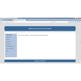 Aplikasi Surat Masuk Dan Surat Keluar Berbasis Web Dengan Php Dan Mysql
