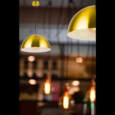 Brass Dome Pendant Light
