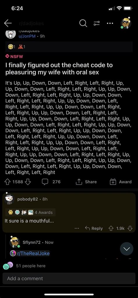 Sexual Cheatcode Rtherealjoke