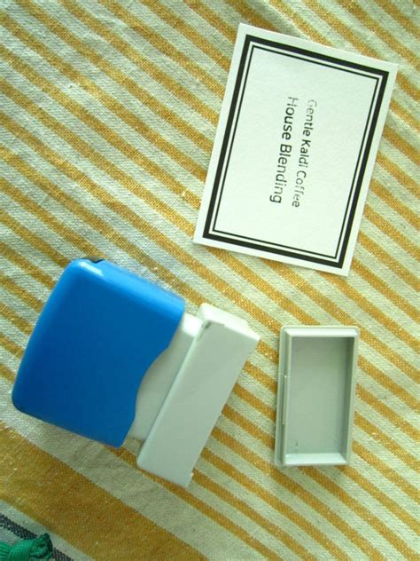 잉크가 내장된 간편한 도장 제작 로고도장 컵홀더도장 커피쿠폰 도장 10회쿠폰 도장 주문제작 어나더 캘리그라피 디자인 네이버 블로그