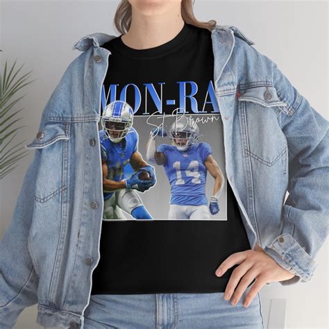 Amon Ra St Brown T Shirt Detroit Lions Grit Onepride Designed
