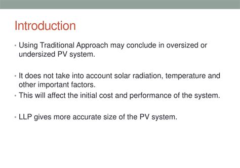 Ppt Standalone Photovoltaic System Sizing Based On Different Approaches Powerpoint