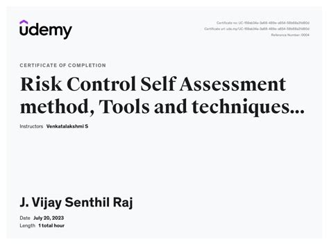 J Vijay Senthil Raj On Linkedin Udemy Course Completion Certificate