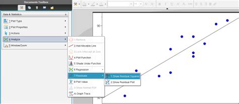 Quick Residual Plot In Ti Nspire Gmgolem