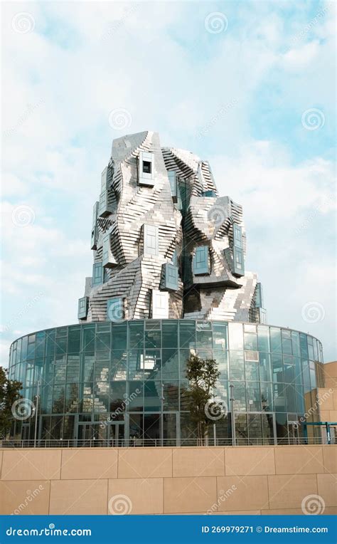 Frank Gehry Twisting Tower In Luma Arles Cultural Centre Editorial