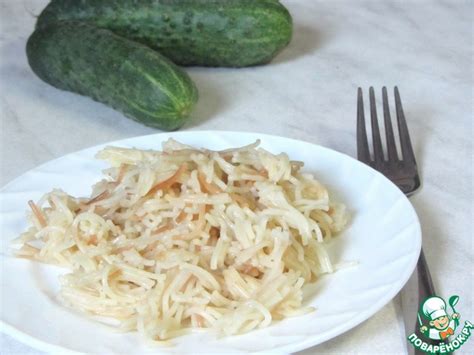 Жареная вермишель-паутинка – кулинарный рецепт