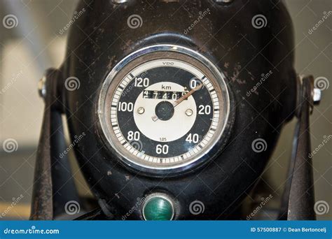 vintage speedometer stock image image of equipment control 57500887