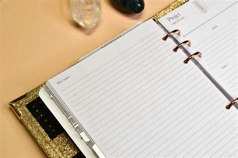 AA Paper Insert For Planner A Sheets Project For Organizer Etsy