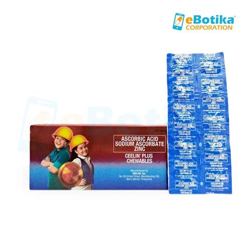 Ceelin Plus Chewable 20pcs Tablet Shopee Philippines