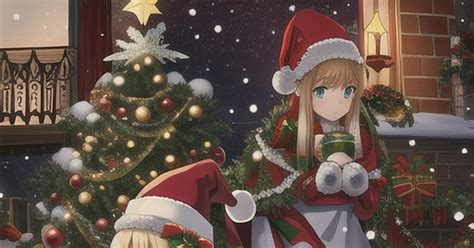 Christmas 装修圣诞树クリスマスツリーを飾ります 匹诺球のイラスト Pixiv