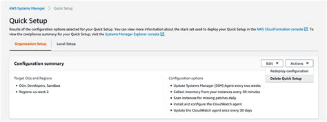 Manage Instances Using Aws Systems Manager Quick Setup Across Aws