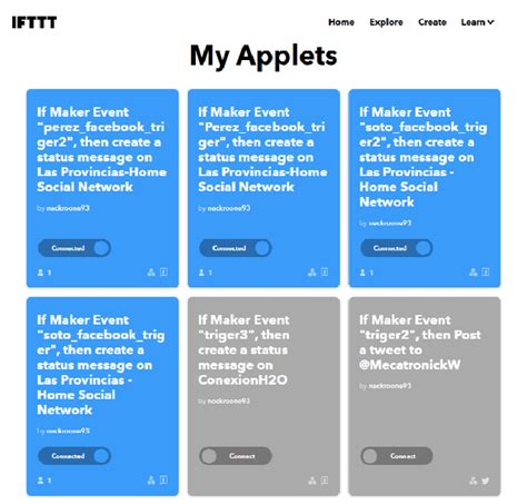 Created Events For Trigger Data From Sensors To Facebook Download Scientific Diagram
