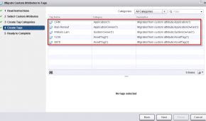 How To Restart The Custom Attributes To Tags Migration Process VMware