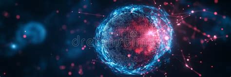 Abstract Digital Data Visuals A Comprehensive Exploration Of Science And Technology Fields Stock