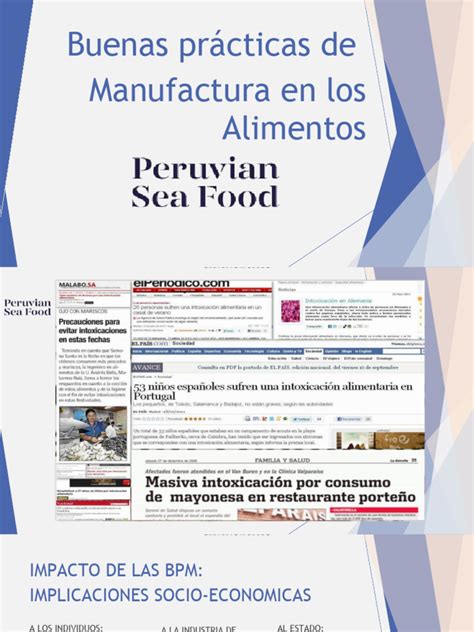 Buenas Prácticas De Manufactura En Los Alimentos Personal Pdf