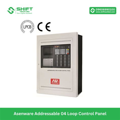 Asenware Addressable 04 Loop Fire Alarm Control Panel Price In BD