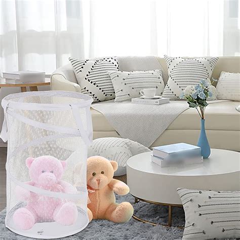 Mesh Laundry Basket Foldable Portable Laundry Basket Foldable Laundry