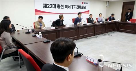 국민의힘 제22대 총선 백서 Tf 전체회의