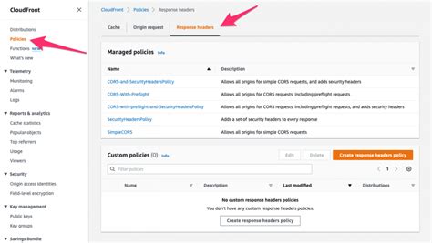 UPDATE Amazon CloudFrontでResponse headers policiesがサポートされました