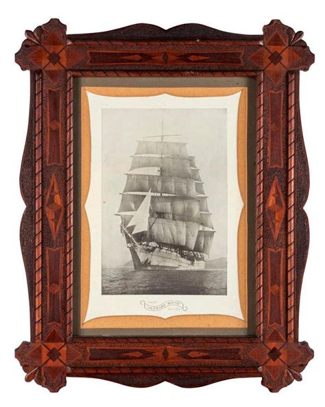 Captain Creeses Inlaid Cedar Frame Frames Small Wooden Items
