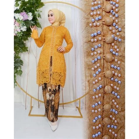 1000 Sequin Button Kebaya Suit Ld 130cmsage Color Kebayamother Besan