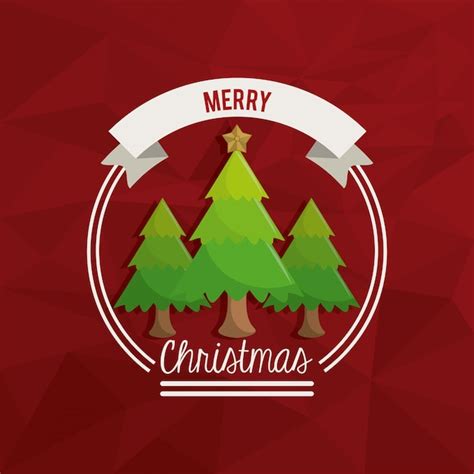 Premium Vector Merry Christmas Card Design