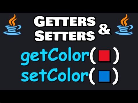 Free Video Java Getters And Setters Object Data Protection And Access Methods From Bro Code