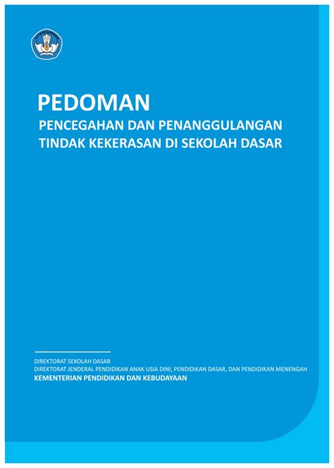 Solution Buku Pedoman Pencegahan Dan Penanggulangan Tindak Kekerasan